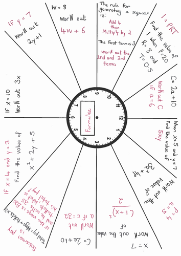 Revision Clock-formula | Teaching Resources
