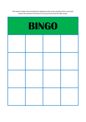 Place Value Bingo Game | KS2–KS3 Maths | Whole Numbers, Value of Digits ...