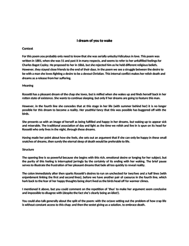 A-Level Songs of Ourselves Volume 2 : Bundle 1 | Teaching Resources