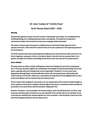 A-Level Songs of Ourselves Volume 2 : Bundle 1 | Teaching Resources