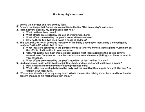 A-Level Songs of Ourselves Volume 2 : Bundle 1 | Teaching Resources