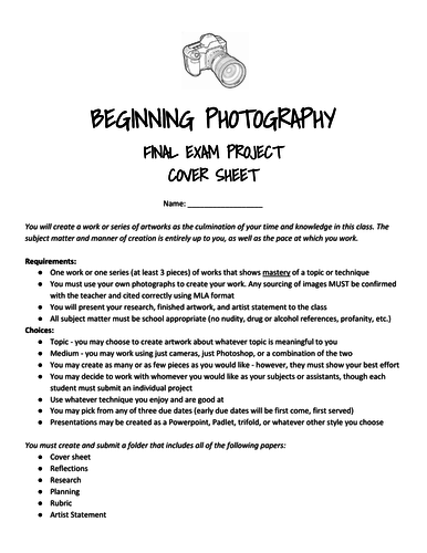 Guidelines for Art Student-Created Projects | Teaching Resources