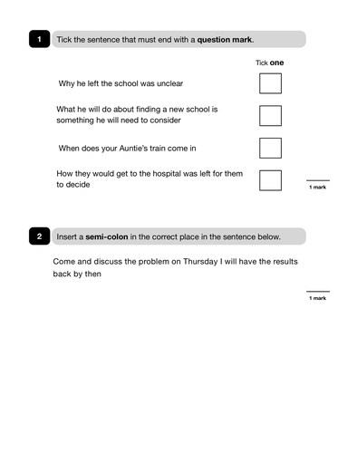 Practise SATS SPAG Grammar Tests: Pack 2 (9-12 years) | Teaching Resources Practise SATS SPAG Grammar Tests: Pack 2 (9-12 years) | Teaching Resources