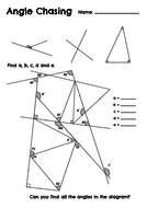 Angle Chasing - Straight Line, Triangle, Vertically Opposite | Teaching ...