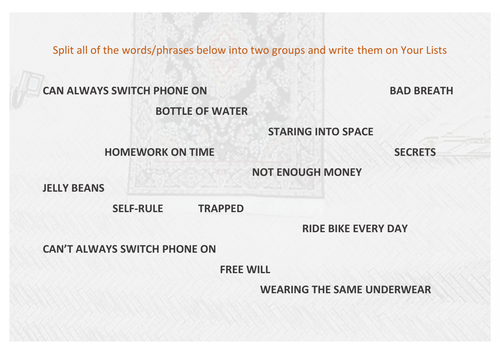 Alcohol Addiction group activity and lesson (UK) | Teaching Resources