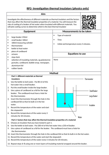 GCSE AQA 9-1 Required Practical All Practicals | Teaching Resources
