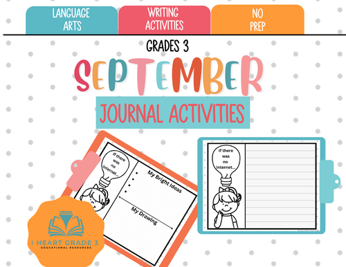September Journal Writing Activities | Teaching Resources