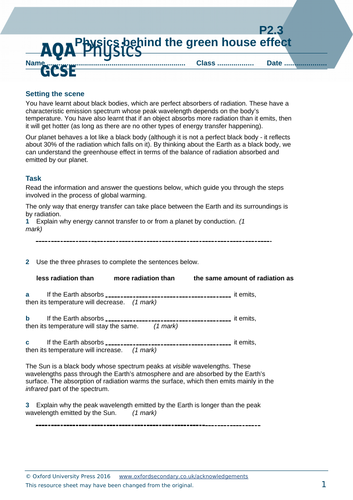 P2 Energy transfer by heating AQA | Teaching Resources