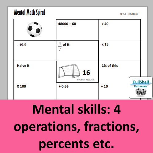 Mental Maths Starters Year 6 / 5 | Teaching Resources