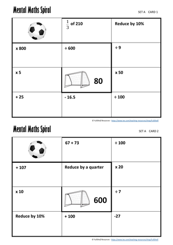 Mental Maths Starters Year 6 / 5 | Teaching Resources