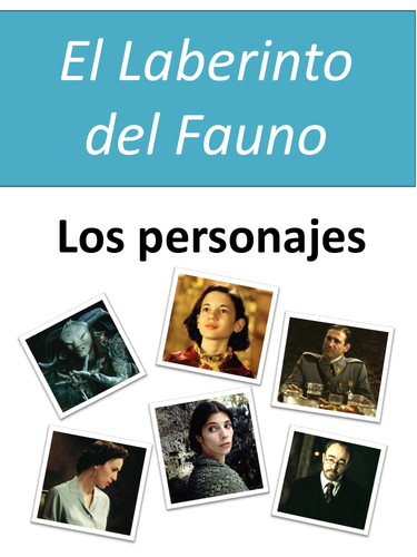 Character Workbook - El Laberinto del Fauno - A Level Spanish Film ...
