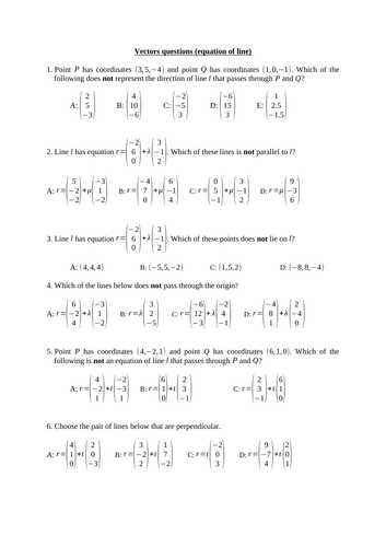 Vectors (Core 4) - resources to cover the whole topic | Teaching Resources