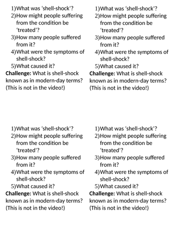 Fighting in the trenches (WWI) | Teaching Resources