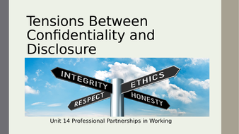 Tensions Between Confidentiality and Disclosure in EY | Teaching Resources