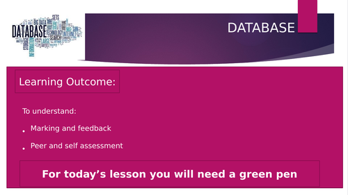 Database MOC Exam A-Level | Teaching Resources