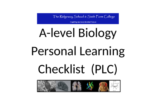 A-level Biology Personal Learning Checklist (PLC) - OCR Biology A ...