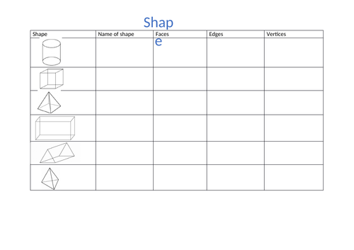 Shape bundle | Teaching Resources