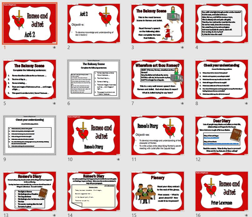 Romeo and Juliet - Act Two | Teaching Resources