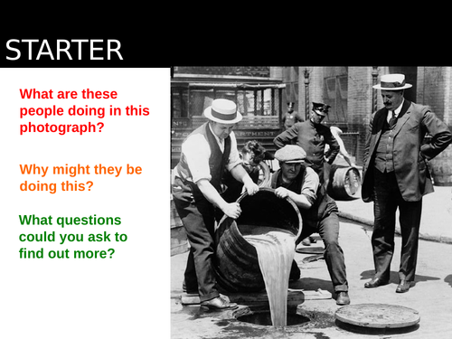 Why did prohibition fail? | Teaching Resources Why did prohibition fail? | Teaching Resources