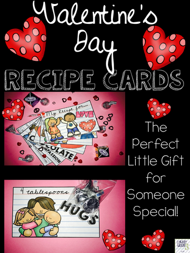Valentine's Day Recipe Cards | Teaching Resources