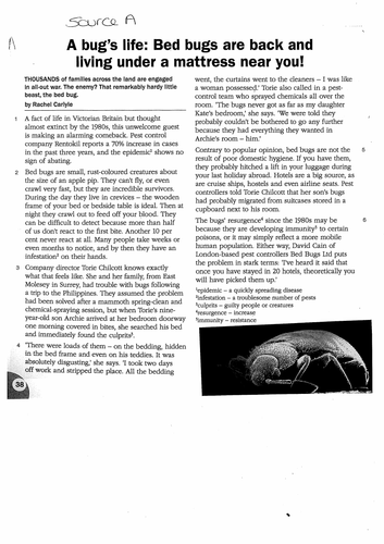 AQA GCSE English Language paper 2 style mock | Teaching Resources