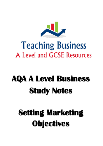 AQA A Level Business - Year 12 Complete Course (Units 1, 2 and 3 ...