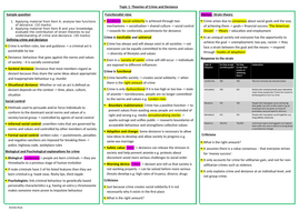 AQA A Level Sociology revision plans: Crime and Deviance | Teaching ...