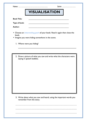Visualisation - PowerPoints & Worksheets | Teaching Resources