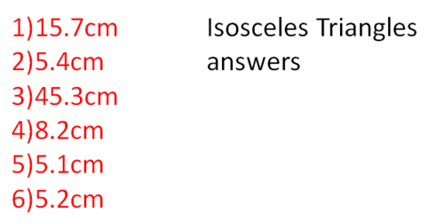 Trigonometry in Isosceles Triangles | Teaching Resources