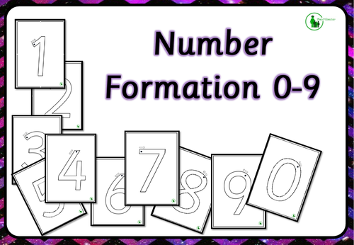 Number Formation 0-9 | Teaching Resources