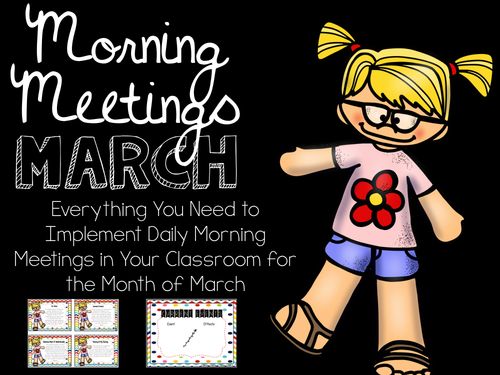 March Morning Meetings | Teaching Resources