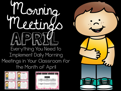 April Morning Meetings | Teaching Resources