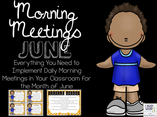 June Morning Meetings | Teaching Resources