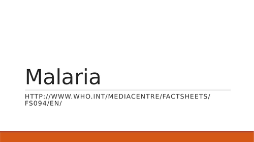 Malaria Case Study | Teaching Resources