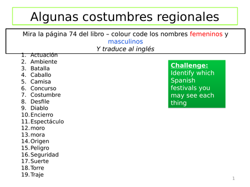 Spanish GCSE - AQA Unit 4 - Customs and festivals vocabulary - Revision ... Spanish GCSE - AQA Unit 4 - Customs and festivals vocabulary - Revision ...