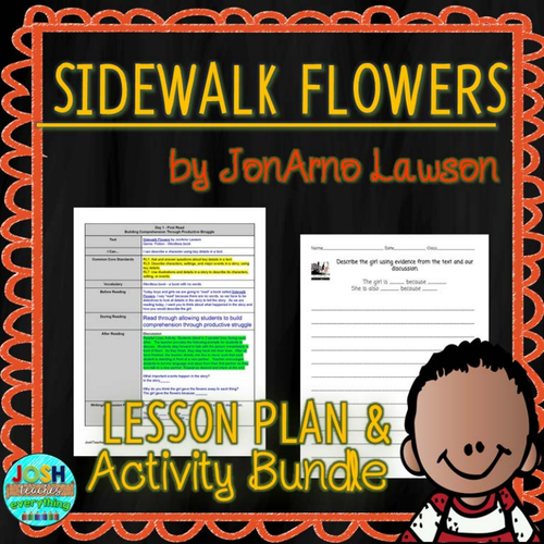 Sidewalk Flowers by JonArno Lawson Lesson Plan and Activities ...