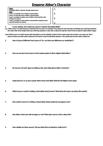 L4 - Mughal emperors - Akbar, Part 2 | Teaching Resources