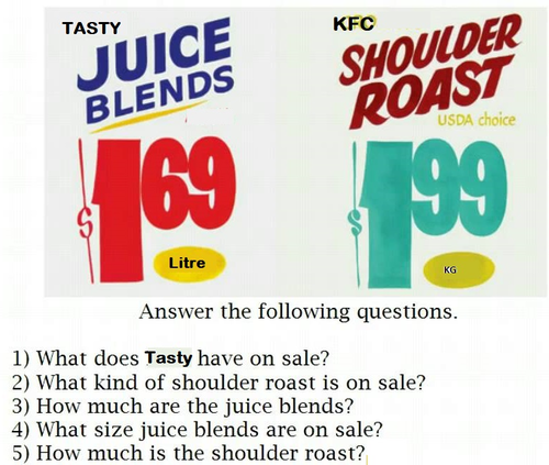 7 Advertisement Comprehensions | Teaching Resources