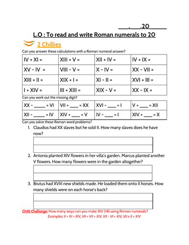 Roman Numerals **3 Lessons in One** - KS2 | Teaching Resources