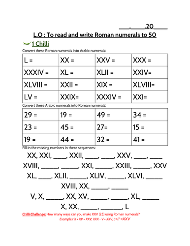 Roman Numerals **3 Lessons in One** - KS2 | Teaching Resources