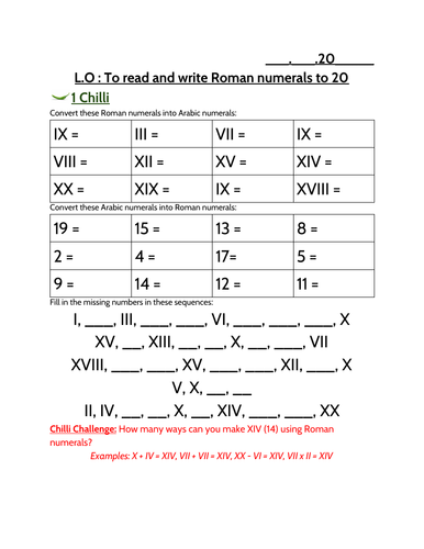 Roman Numerals **3 Lessons in One** - KS2 | Teaching Resources