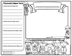Community Helper Activity Poster | Teaching Resources