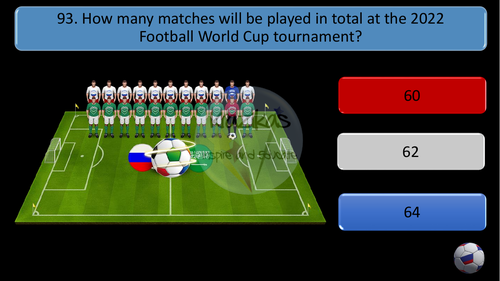 Football World Cup Quiz 2022 | Teaching Resources
