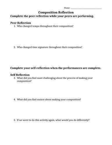Rondo and Theme and Variation Composition | Teaching Resources