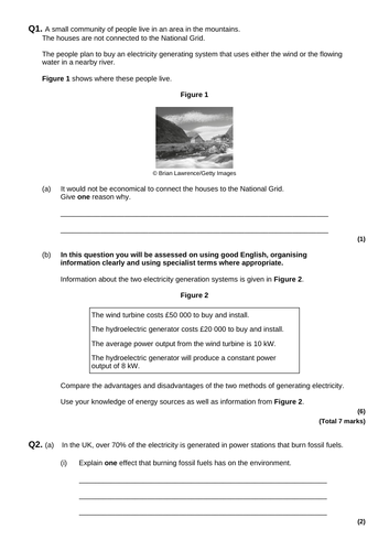 generating electricity | Teaching Resources