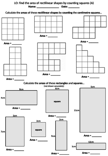 Area and Perimeter - Year 4 (Unit of Work) | Teaching Resources