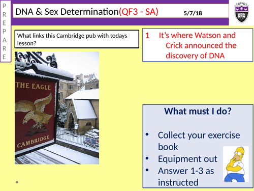 New GCSE AQA Combined Trilogy Biology 4.6 Inheritance, Variation and Evolution | Teaching Resources