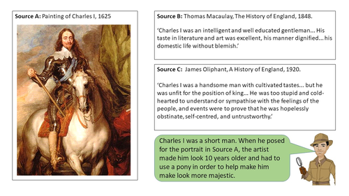 Charles I's Personality Source Analysis | Teaching Resources