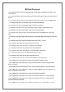 English Report Writing Comment Bank | Teaching Resources