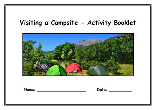 Visiting a Campsite - Activity Booklet | Teaching Resources